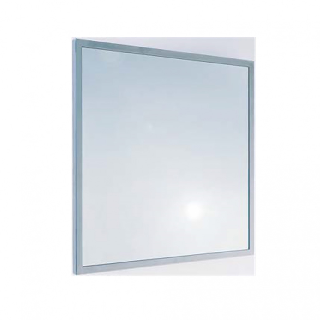 450x1000mm Satin Stainless Steel Framed Mirror Welded Corners Wall ...