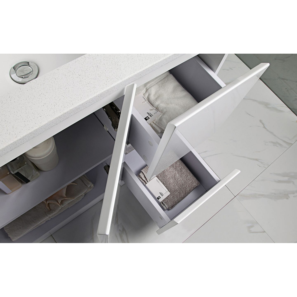 Alice Finger Pull Size: 600mm/750mm/900mm/1200mm/1500mm(option) Cabinet ...