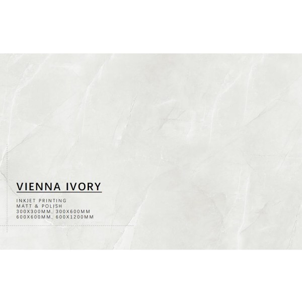 Porcelain Vienna Matt and Polish Rectangle Vienna Ivory - YT GROUP