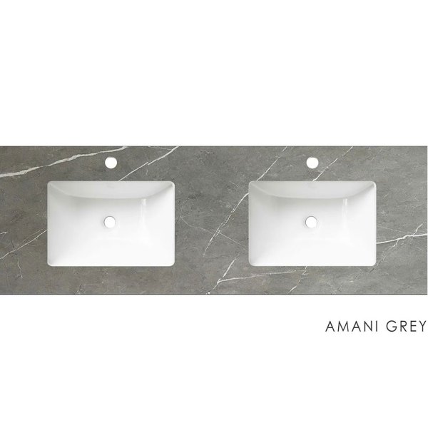 Otti Hampton Mark Ii Matte Black 1500 Wall Hung Vanity /With top - YT GROUP